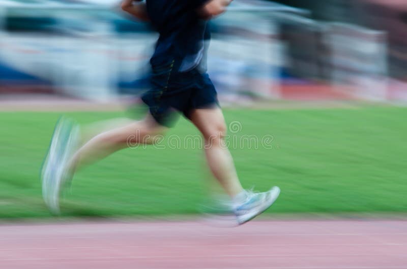 People Activity Running Blur Stock Image - Image of action, blurred ...