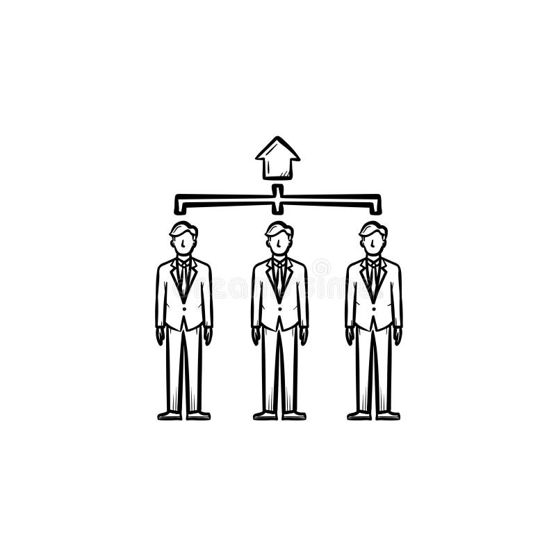 People Hand Drawn Sketch Icon. Stock Vector - Illustration of graphic ...