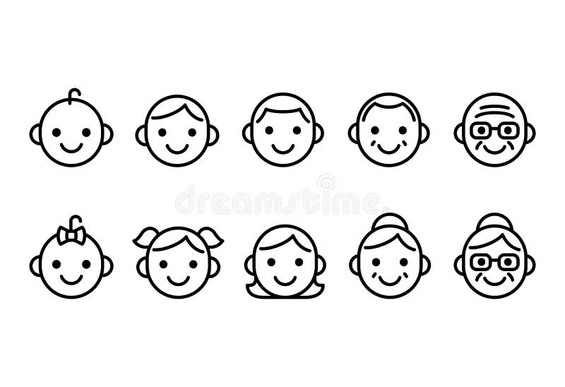 People Pictogram Young Stock Illustrations – 13,037 People Pictogram ...