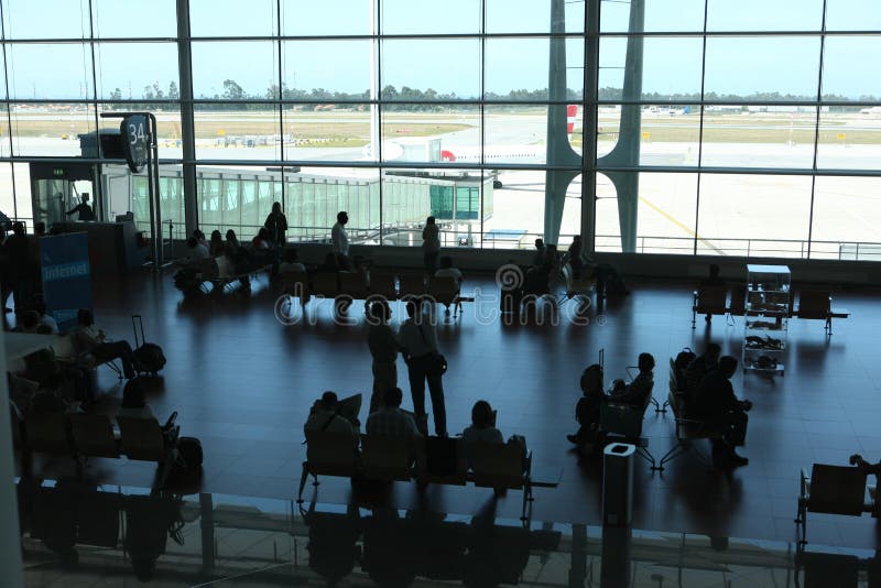 People in the airport stock photo. Image of queue, departure - 5865728