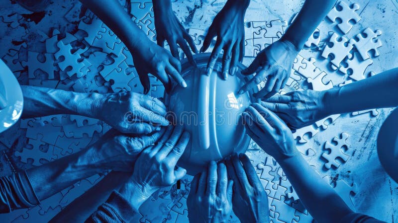 People of All Different Races and Ethnicities with Hands Together in ...