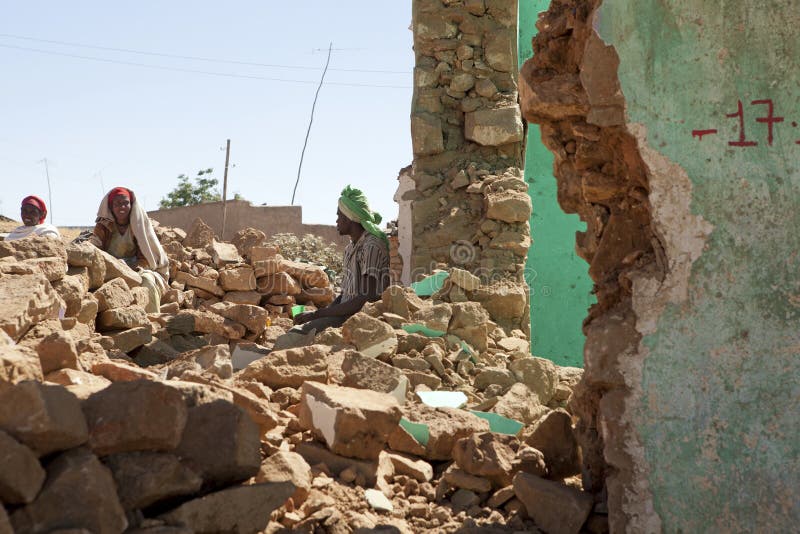 People Amongst Rubble, Ethiopia Editorial Photography - Image of homes ...