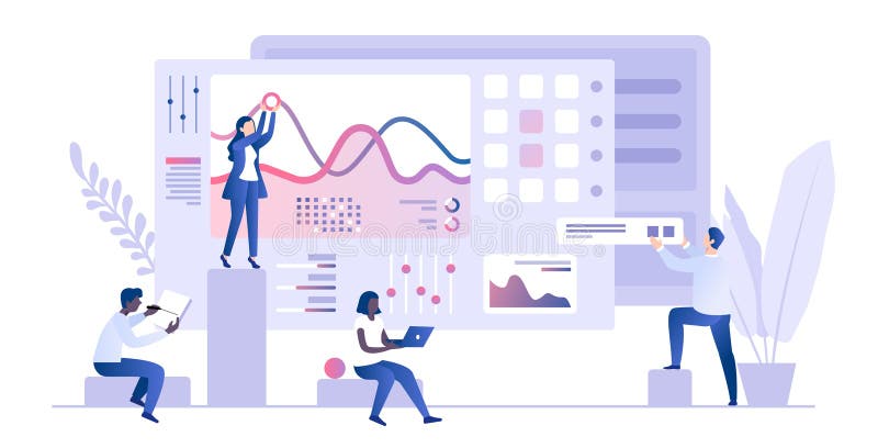 People Analyzing Charts and Graphs, Market Research, Web Analytics ...