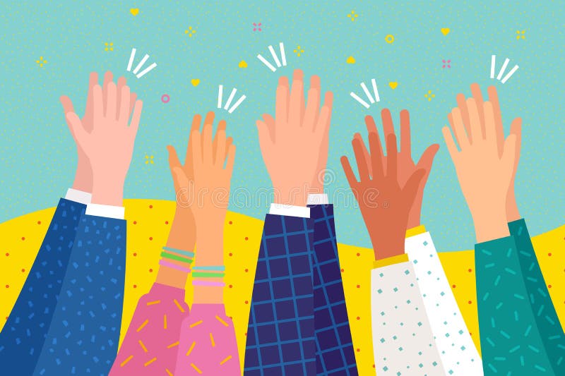 Men Standing Ovation Clapping Applause Stock Image - Illustration of ...
