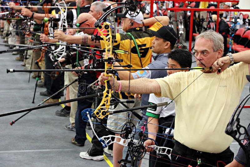 People at Archery Competition Editorial Image - Image of vegas ...