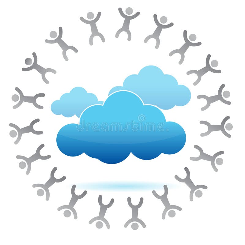 People Cloud Stock Illustrations – 106,889 People Cloud Stock ...