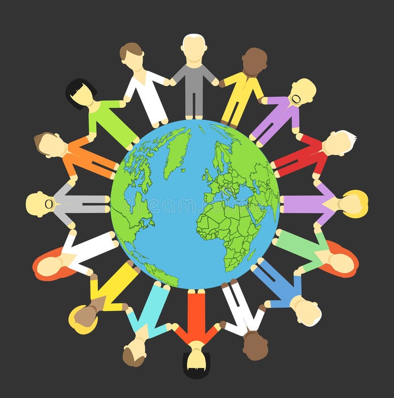 People Around The Earth Stock Photos - Image: 25282983