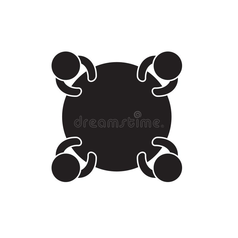 Round Table Stock Illustrations – 62,452 Round Table Stock ...