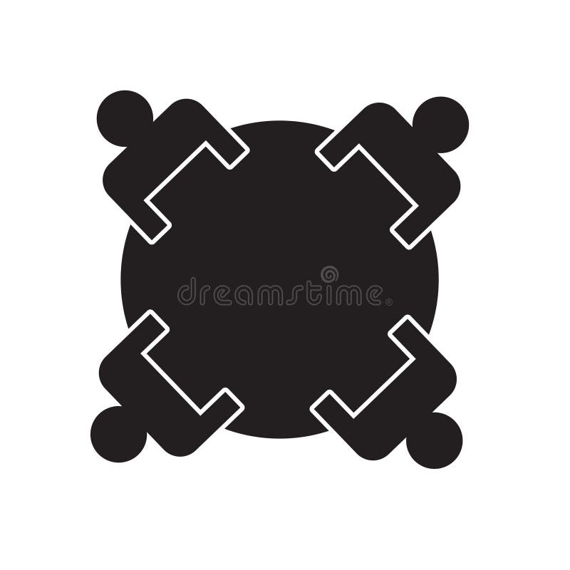 People Around Conference Table Icon Stock Illustrations – 216 People ...