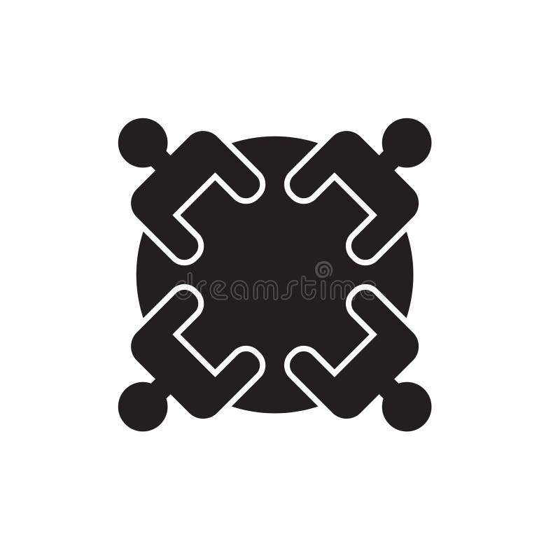 People Around Conference Table Icon Stock Illustrations – 216 People ...