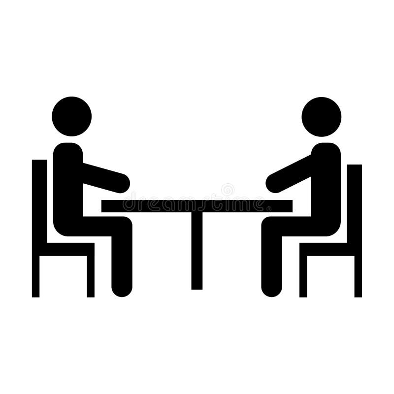 Group Around Table Icon Stock Illustrations – 308 Group Around Table ...