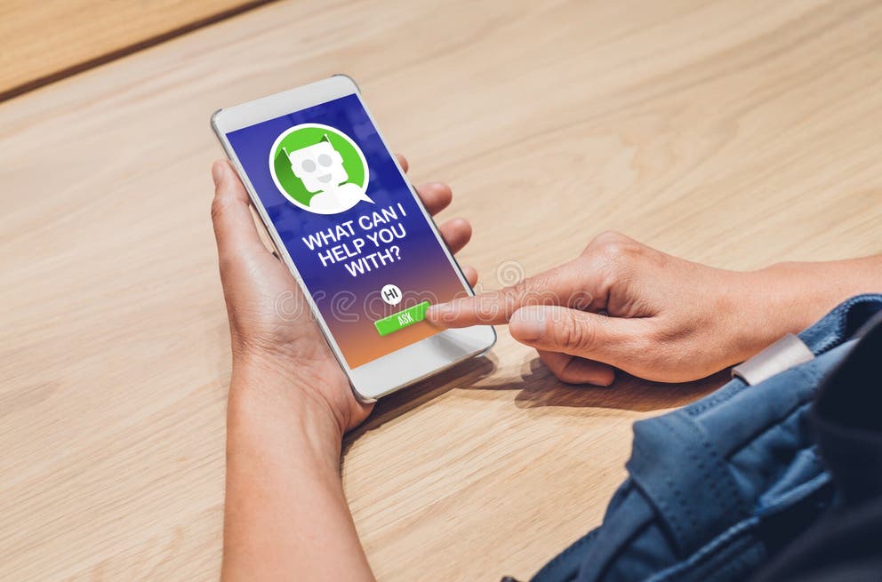 People Ask Chat Bot Function in Mobile App . Looking for Customer Stock ...