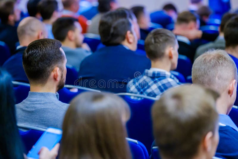 People Attend Business Conference in Congress Hall Editorial Photo ...