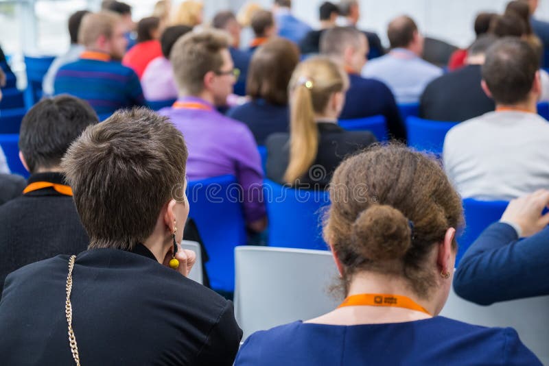 People Attend Business Conference in Congress Hall Editorial Photo ...