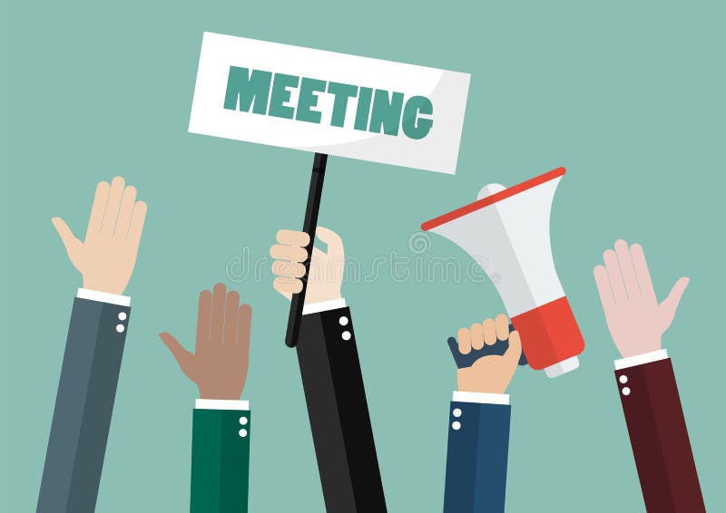 People attending meeting stock vector. Illustration of businessman ...