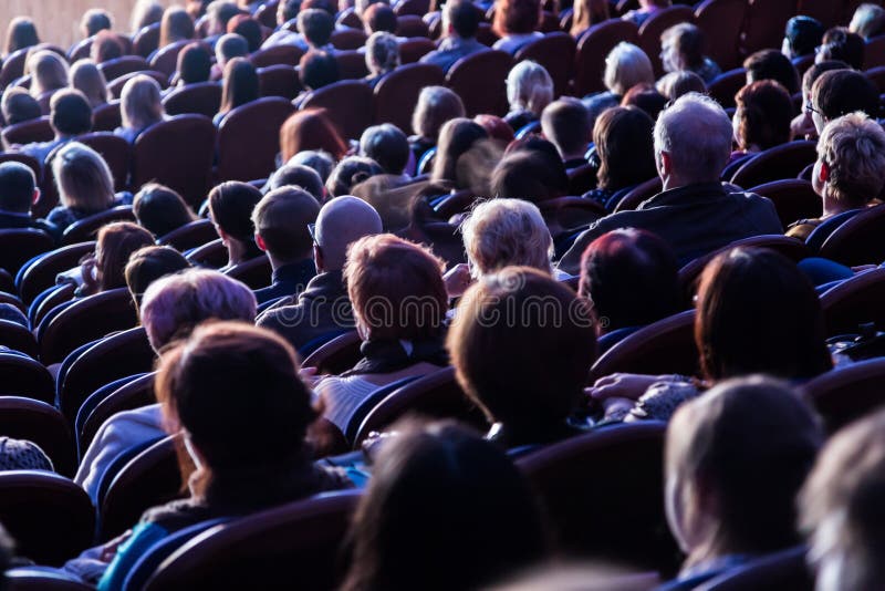 People in an Auditorium at a Reunion Editorial Image - Image of graph ...