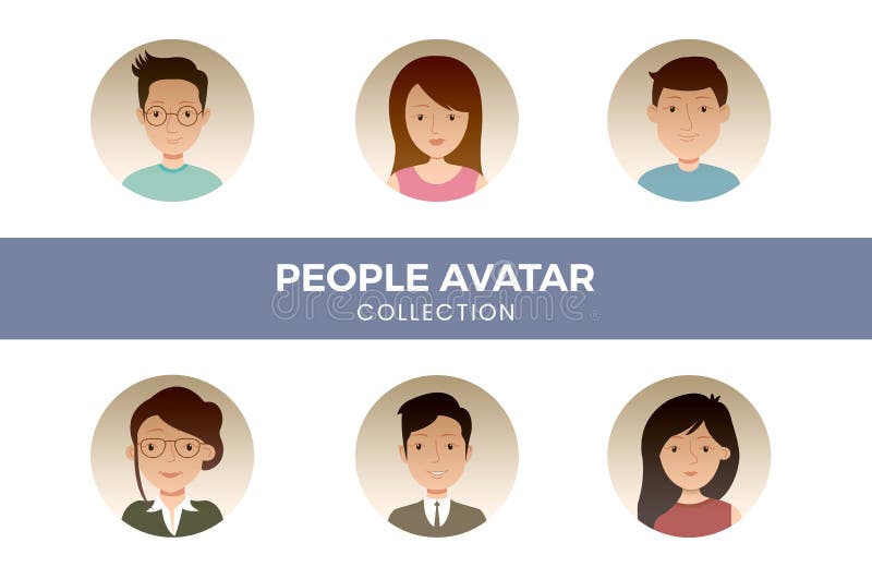 People Avatar stock vector. Illustration of collection - 155890227