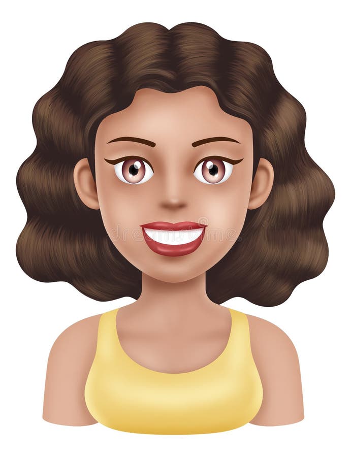 People avatar cartoon icon stock illustration. Illustration of flat ...