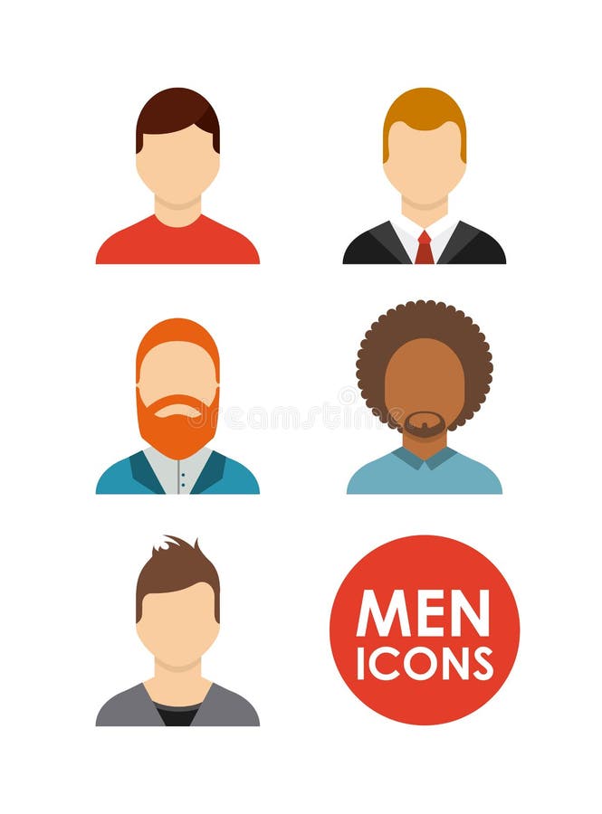 Community Avatars Isolated Icon Stock Vector - Illustration of leader ...