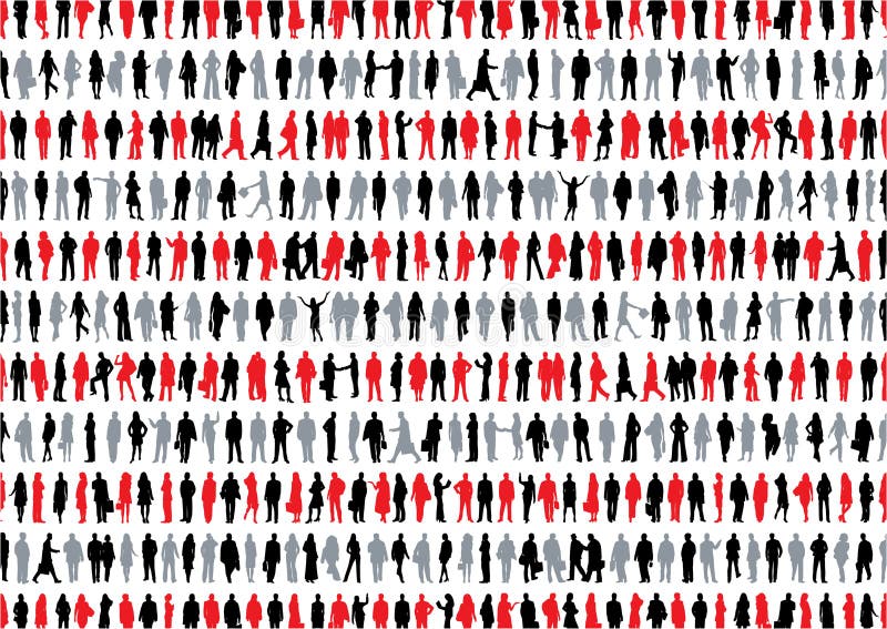 People background stock vector. Illustration of contour - 7604554