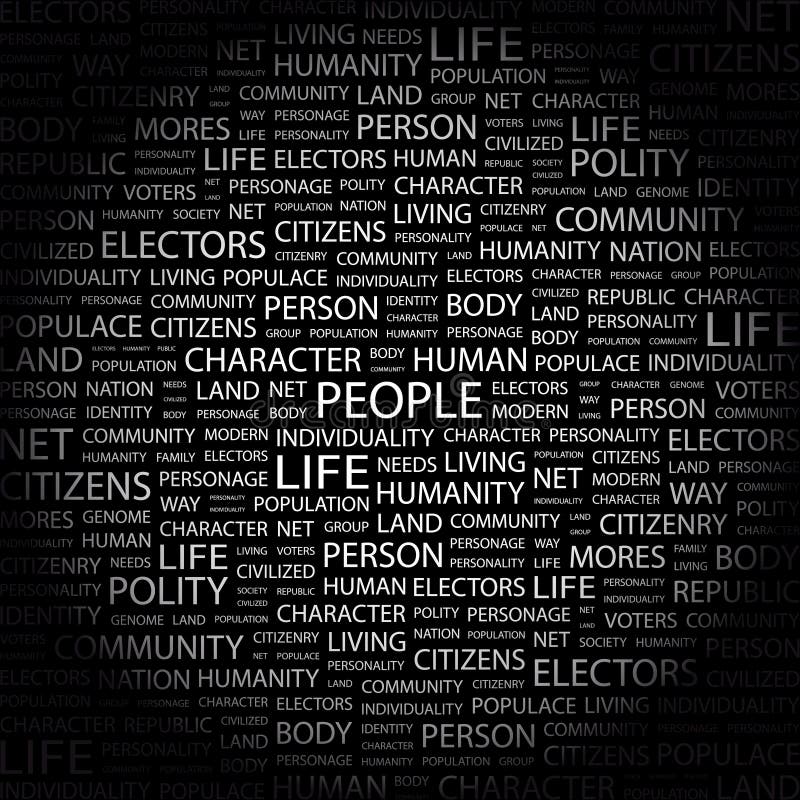 PEOPLE stock vector. Illustration of pack, abstract, people - 36679548