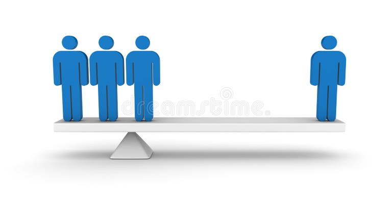 People Balance stock illustration. Illustration of teamwork - 27076299