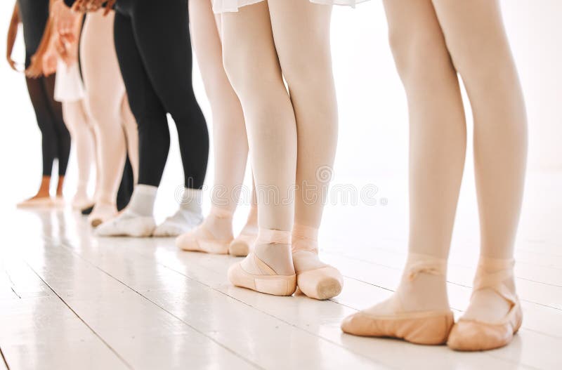 People, Ballet and Group of Legs in Studio for Performance Art, Balance ...