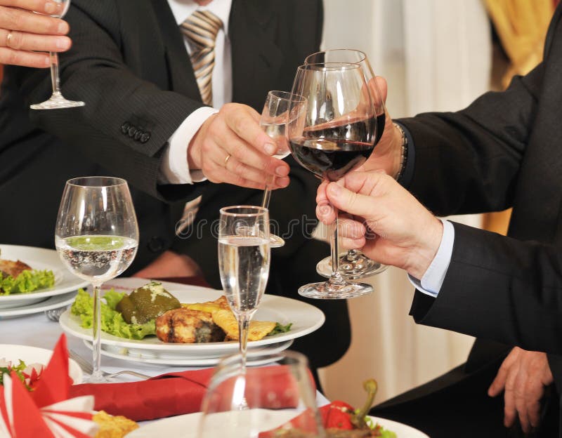 Alcohol and Food on a Table. Stock Image - Image of brandy, roll: 14853409