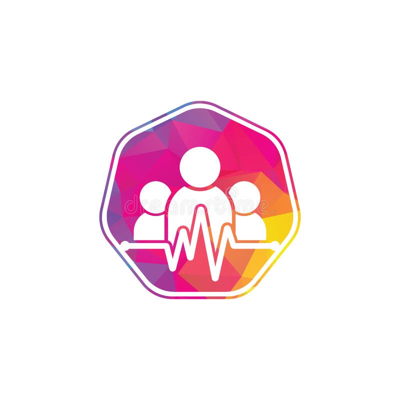 People Beat Logo. Community Logo Template Designs Vector Stock Vector ...