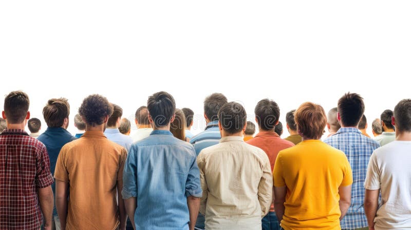 People from Behind at a Protest or Demonstration AIG535 Stock ...