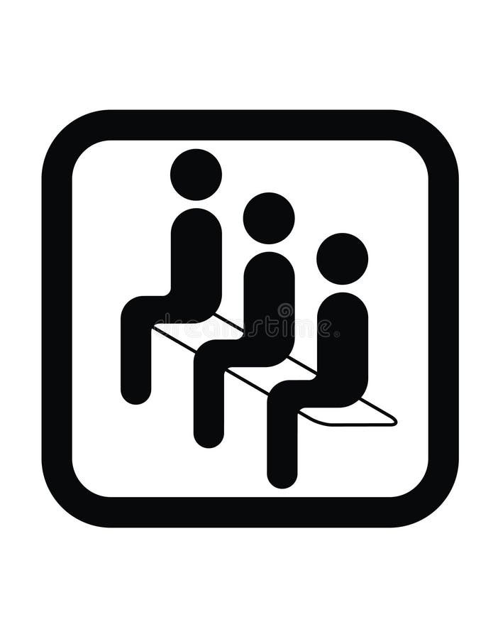 People on a bench stock vector. Illustration of bench - 11683364