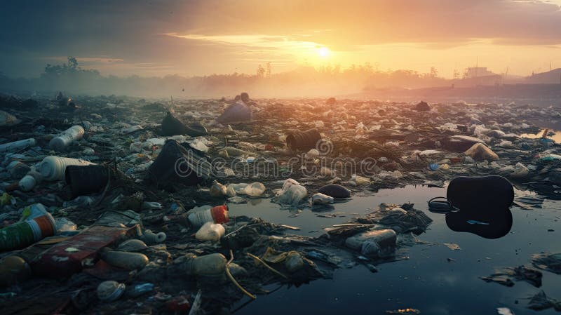 People on a Big Garbage Dump. Pollution of the Environment and Our ...