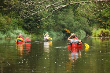People boating on river stock photo. Image of lake, paddle - 15912448