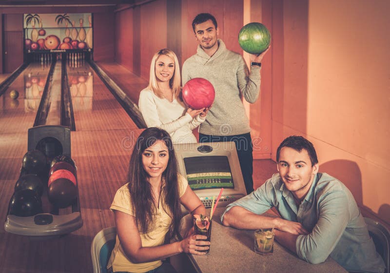 People in a bowling club stock photo. Image of bowling - 46753442
