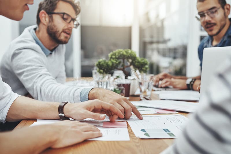 People, Brainstorming and Paperwork for Teamwork, Discussion and ...