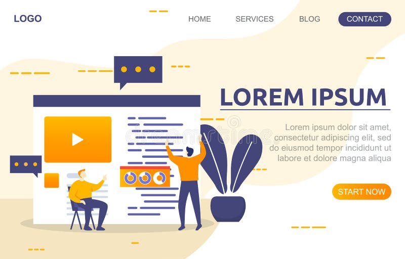 People Build Website Design Web Page Project Development Illustration ...