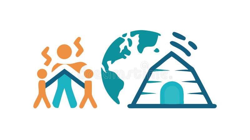 People Building Global Community, Symbolizing Unity, Progress. Vector ...