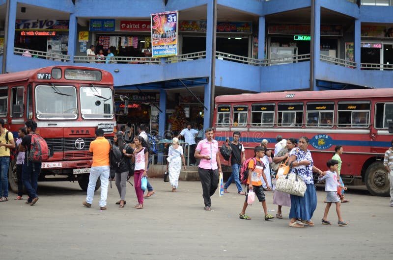 People at the bus station editorial stock photo. Image of town - 243287203