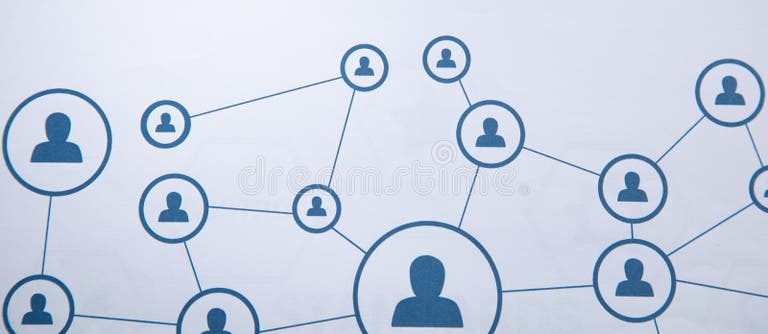 People Business Connection. Social Network Stock Illustration ...