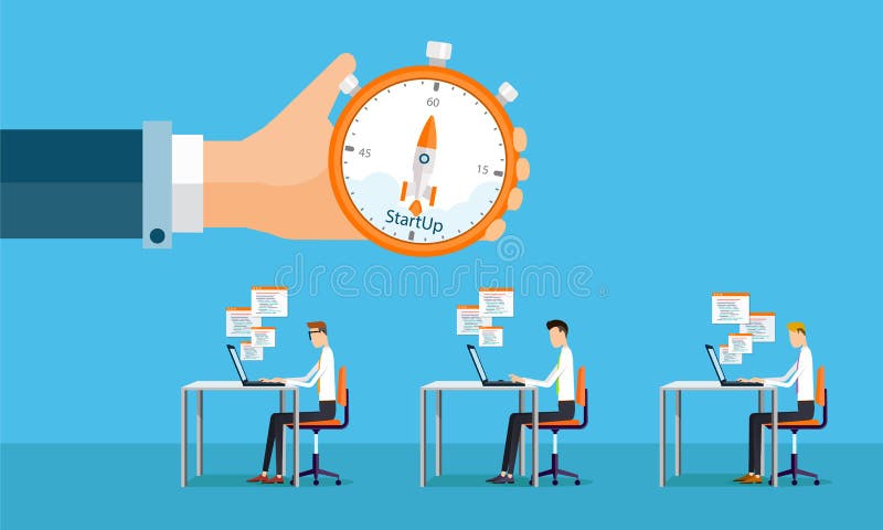 People Business Working and Startup To Business Project Stock Vector ...