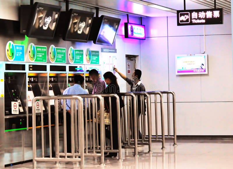 People Buying Metro Tickets Editorial Stock Photo - Image of buying ...