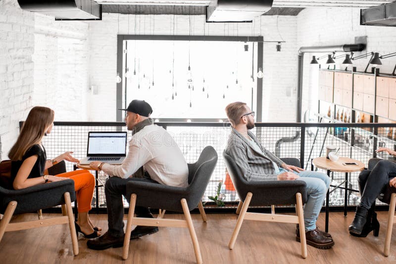 People in the cafe stock image. Image of friendship - 111166305
