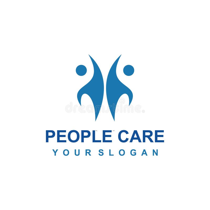 People care logo template stock illustration. Illustration of ...