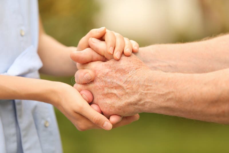 Care and Support. Giving Helping Hand Concept Stock Image - Image of ...