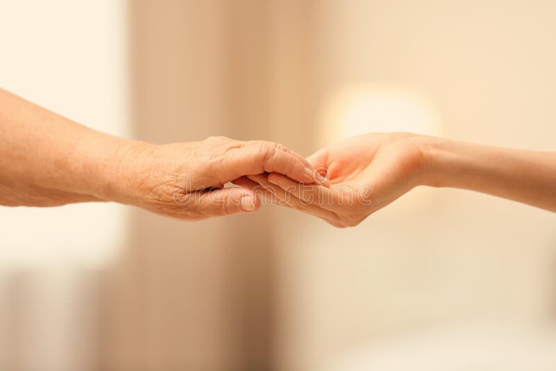 Care and Support. Giving Helping Hand Concept Stock Image - Image of ...