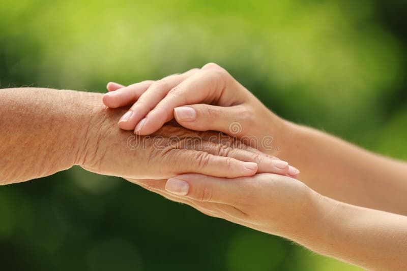 Care and Support. Giving Helping Hand Concept Stock Photo - Image of ...