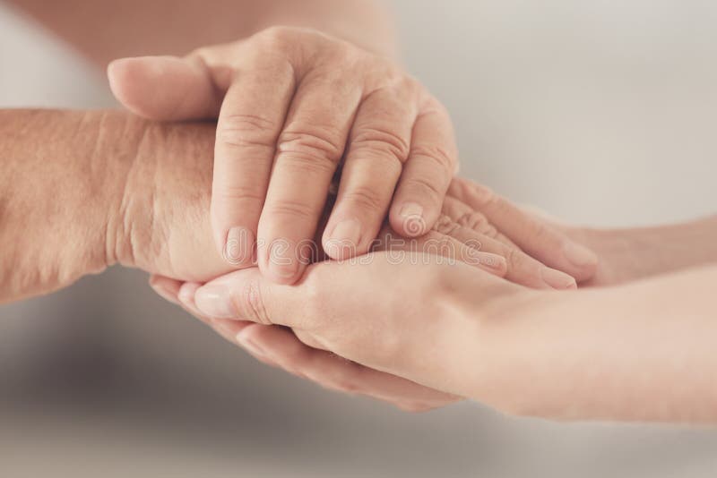 Care and Support. Giving Helping Hand Concept Stock Photo - Image of ...