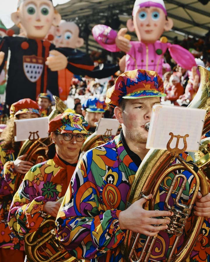 People at a Carnival in Cologne. 200 Years of the Cologne Carnival ...