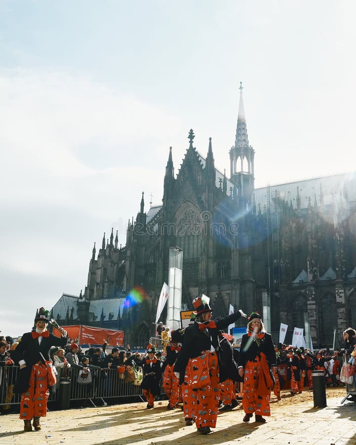 People at a Carnival in Cologne. 200 Years of the Cologne Carnival ...
