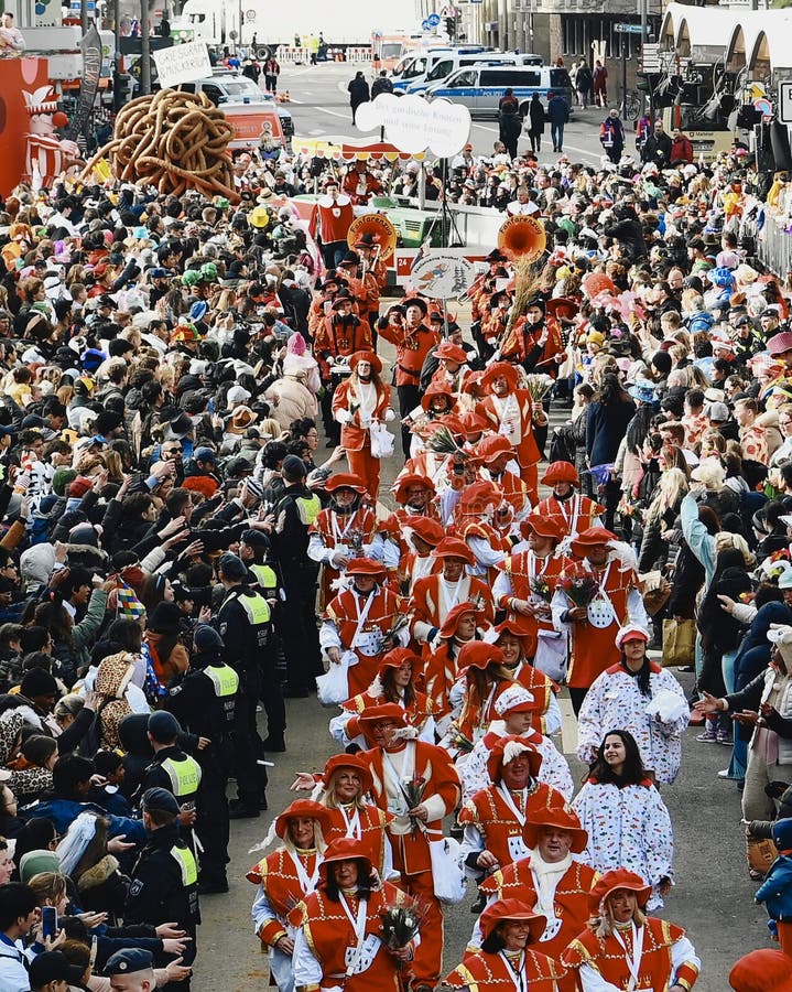 People at a Carnival in Cologne. 200 Years of the Cologne Carnival ...